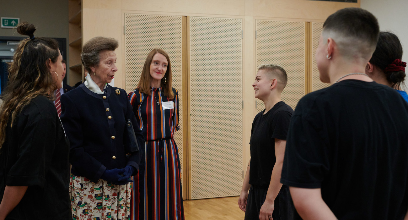 Royal visit to the Talent House - East London Dance